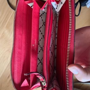 kate spade | Bags | Red Kate Spade Wallet | Poshmark